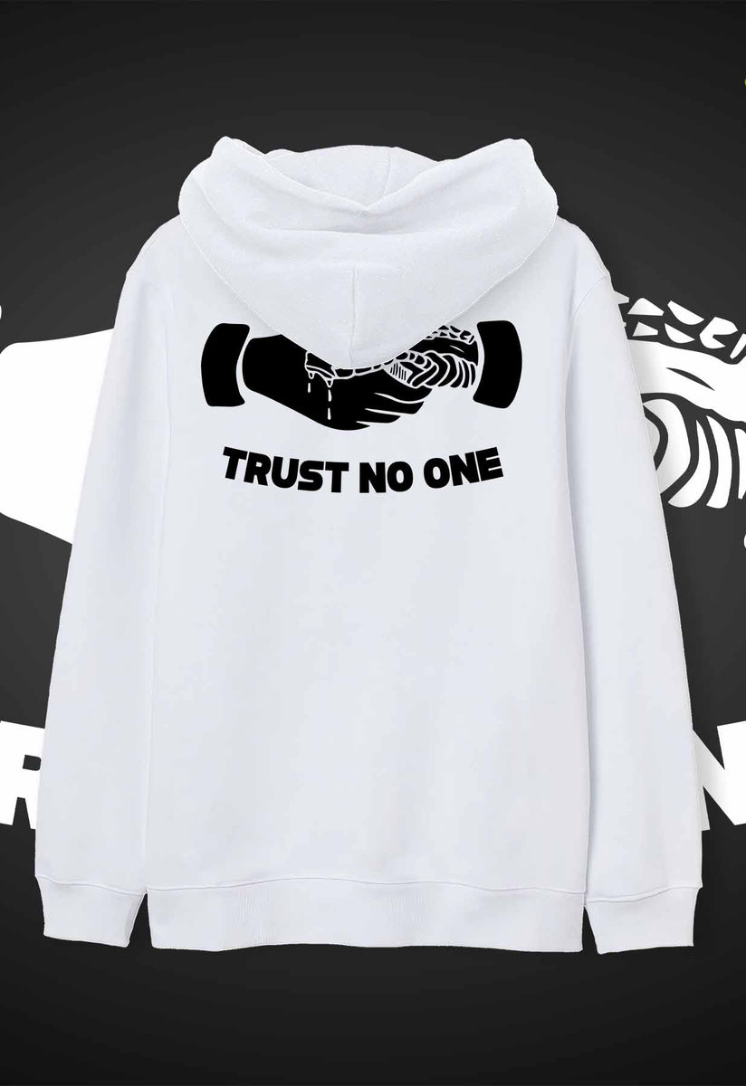 TRUST NO ONE Hoodie OVERSIZE – WAVEDO